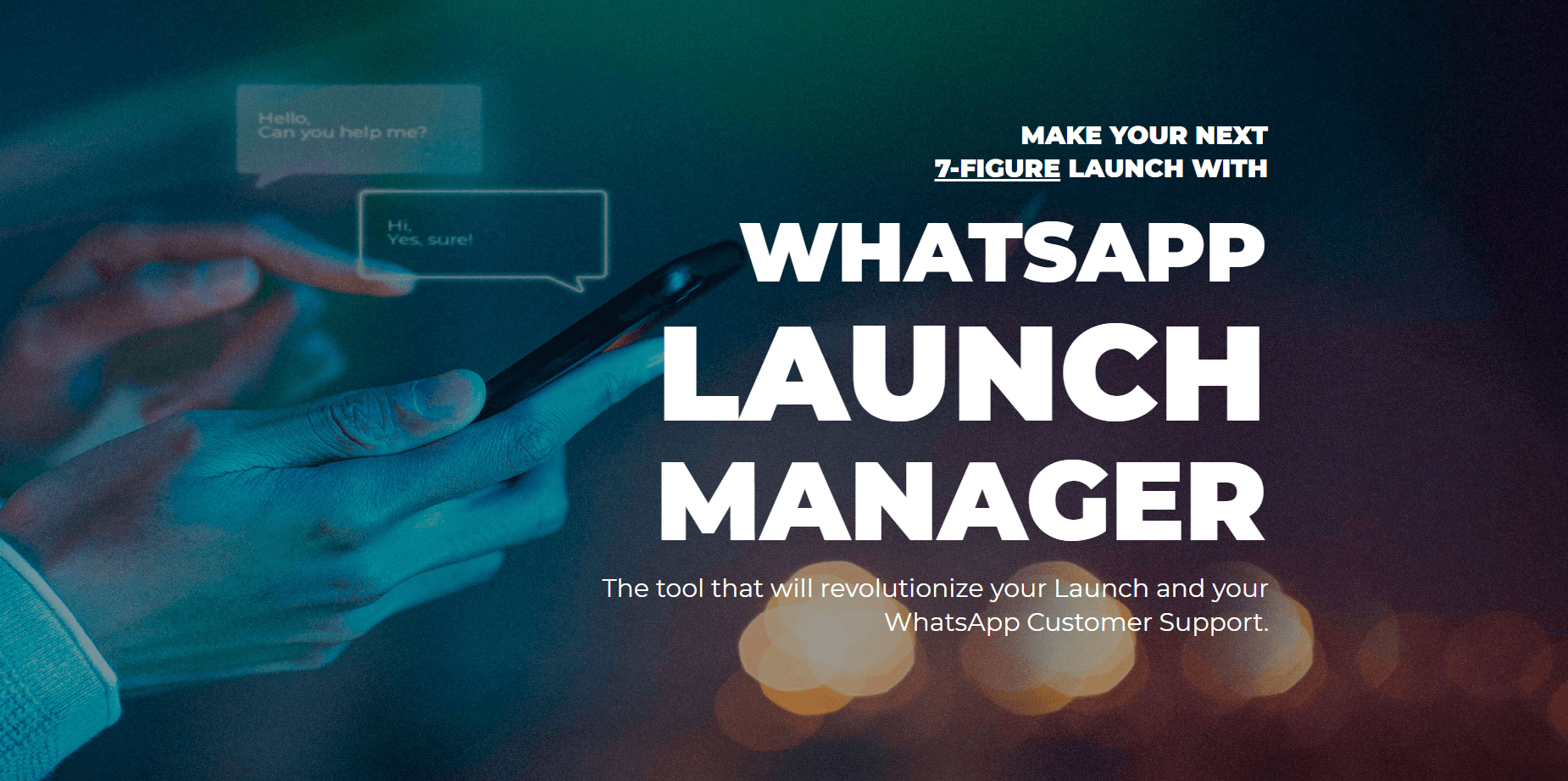 WhatsApp Launch Manager | Our tools - Builderall